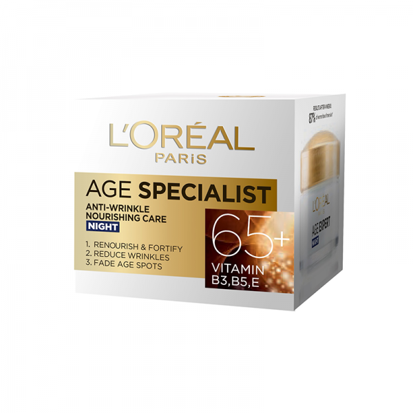 Age Specialist 65+ noćna krema za lice 50ml