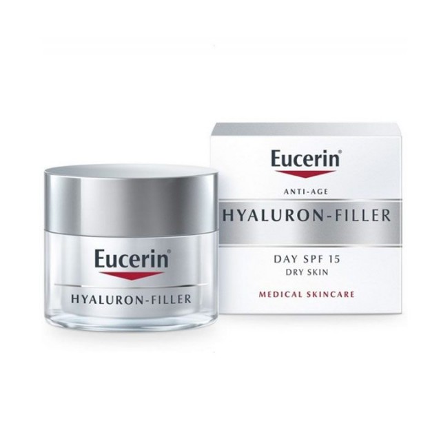 EUCERIN HYALURON-FILLER SPF15 dnevna krema za suvu kožu, 50ml