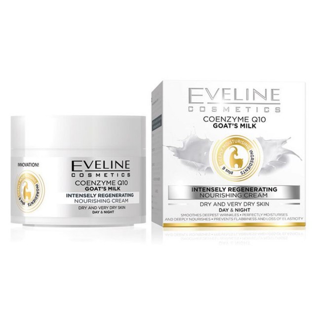 EVELINE COENZYME Q10 + GOATS MILK krema, 50ml