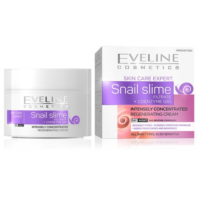 EVELINE SNAIL SLIME + COENZYME Q10 krema, 50ml