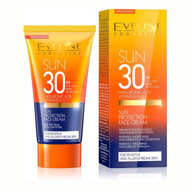 EVELINE SUN SPF30 krema za lice, 50ml