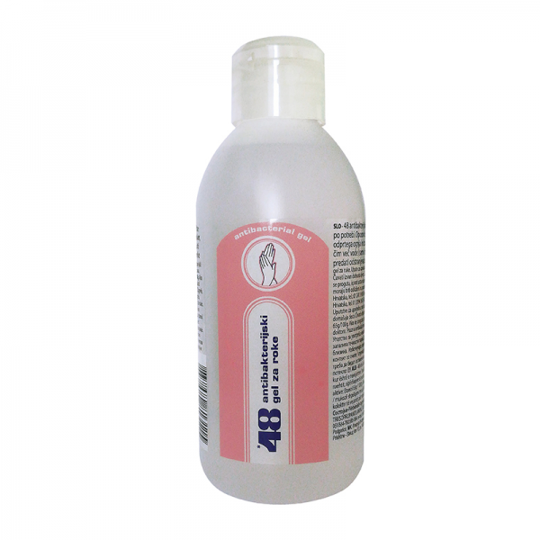 48 antibakterijski gel za ruke 250ml