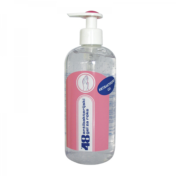 48 antibakterijski gel za ruke 500ml