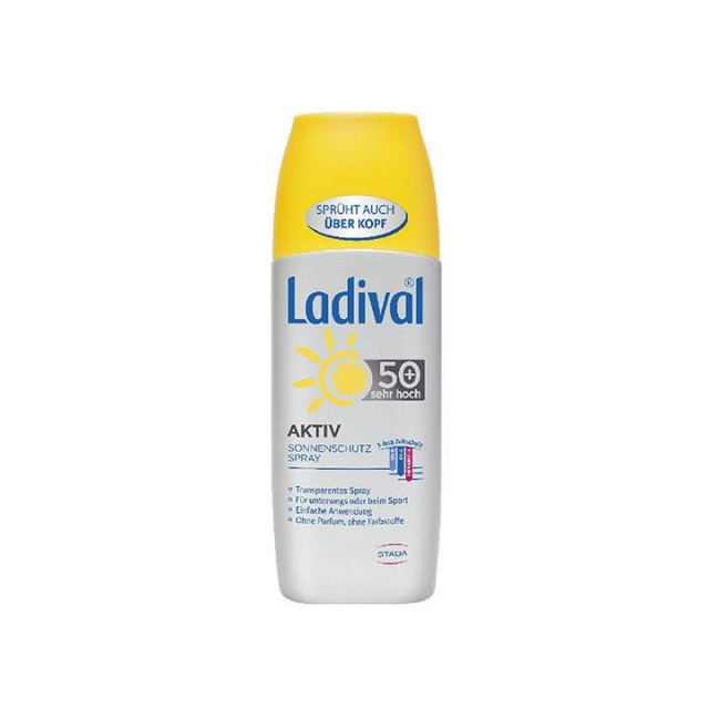 LADIVAL ACTIVE SPF50 transparentni sprej, 150ml