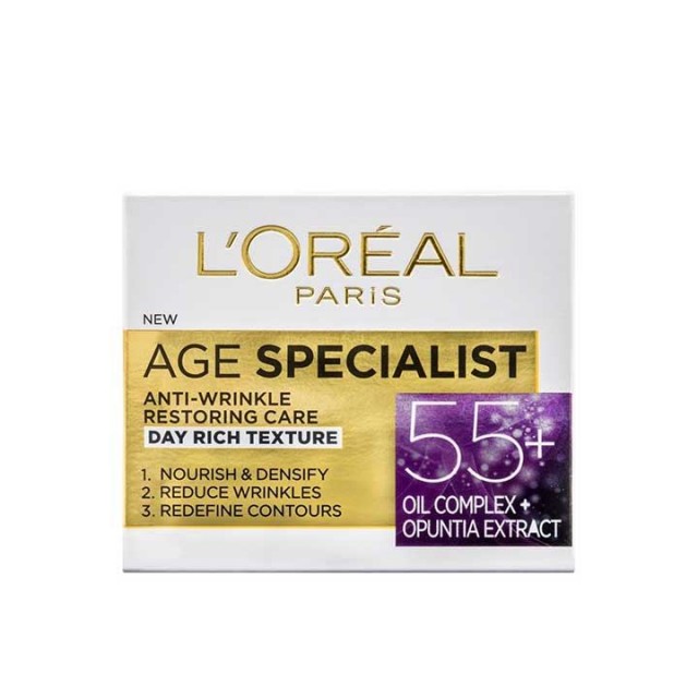 LOREAL AGE SPECIALIST 55+ dnevna krema, 50ml