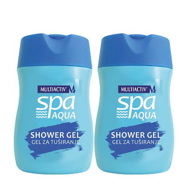 Spa Aqua gel za tuširanje 2x75ml