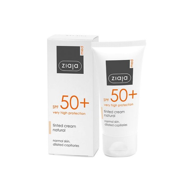 ZIAJA MED tonirana krema za lice SPF50+, 50ml