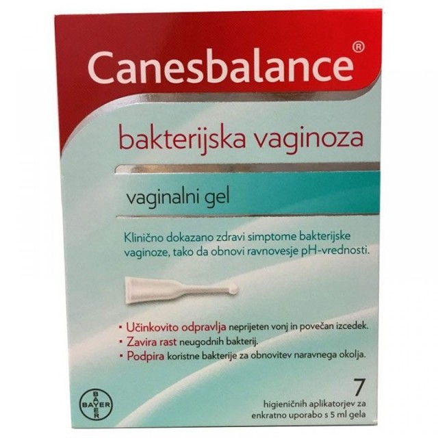 CANESBALANCE vaginalni gel tuba 5ml, 7kom