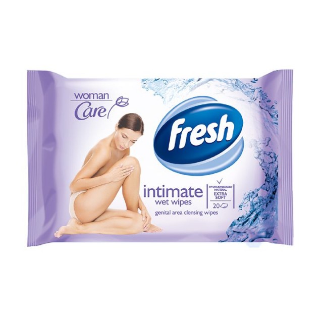 FRESH INTIMATE vlažne maramice, 20kom