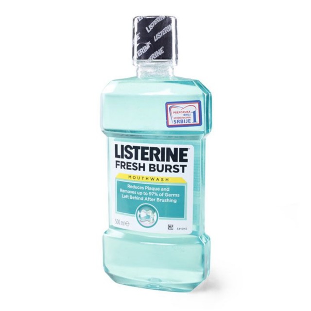 LISTERINE FRESH BURST ANTISEPTIC rastvor za ispiranje usta, 500ml