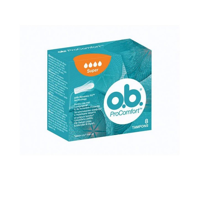 O.B. PROCOMFORT SUPER tamponi, 8kom