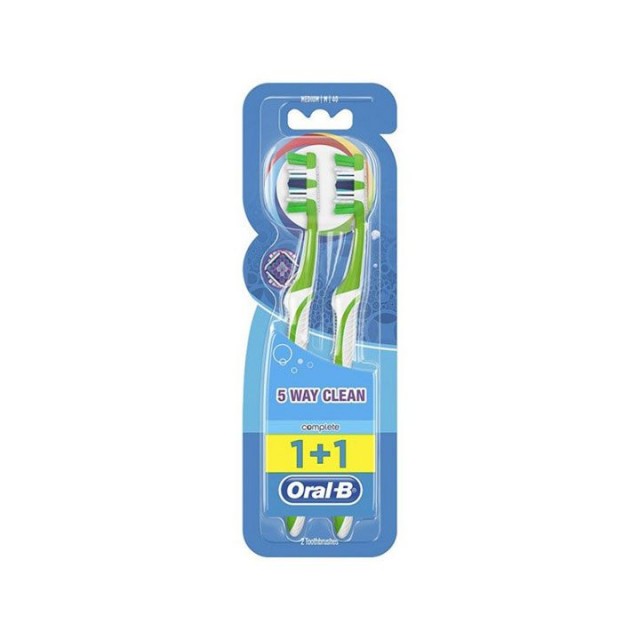 ORAL B 5WAY CLEAN četkica za zube, 1+1