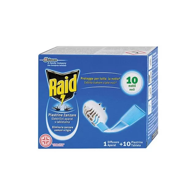 RAID aparat za komarce + 10 tableta