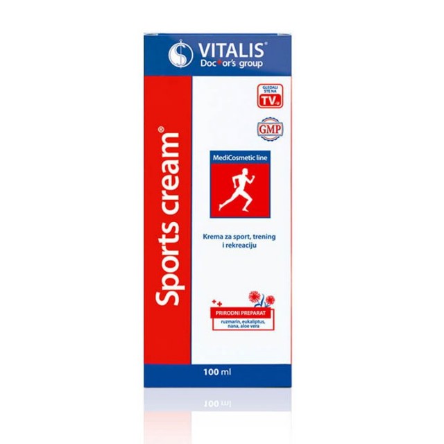 SPORTS CREAM krema za sport, trening i rekreaciju, 100ml