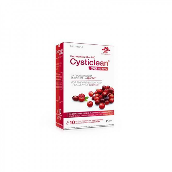 Cysticlean 240mg x 10 kapsula