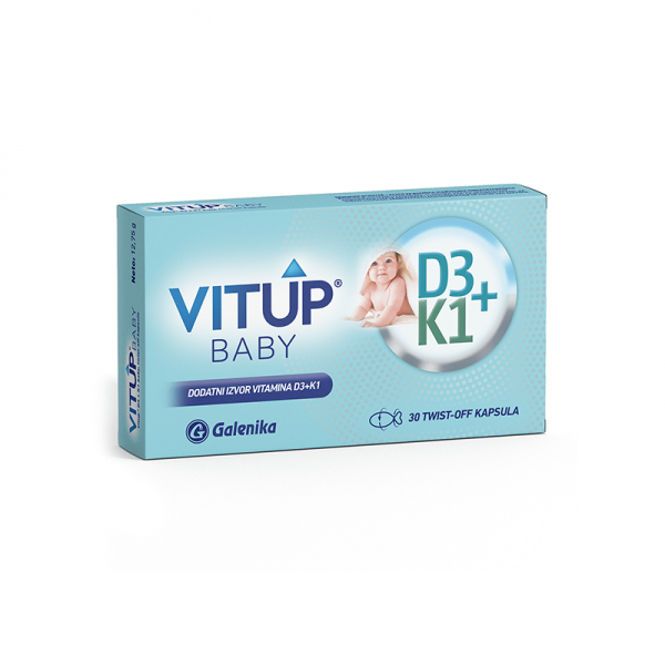 Vitup® Baby D3 + K1 30 kapsula