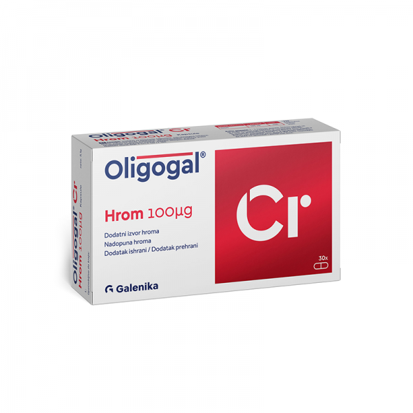 Oligogal Cr (Hrom 100μg) 30 kapsula