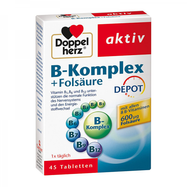 B-Komplex + folna kiselina 45 tableta