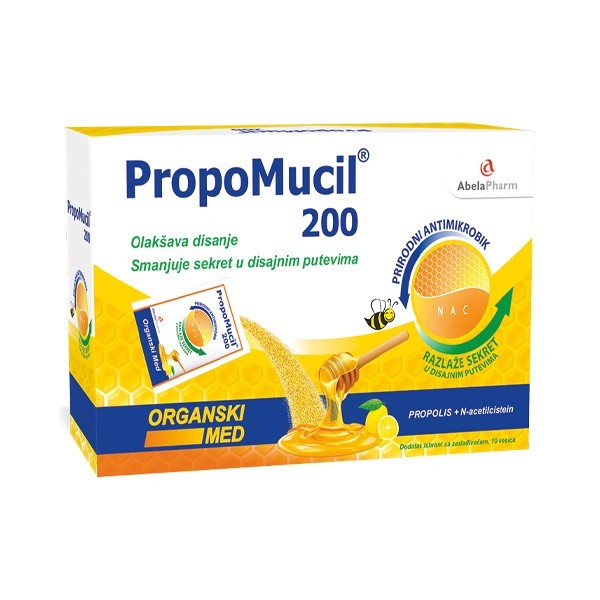 PropoMucil® 200 sa organskim medom (50 kesica)