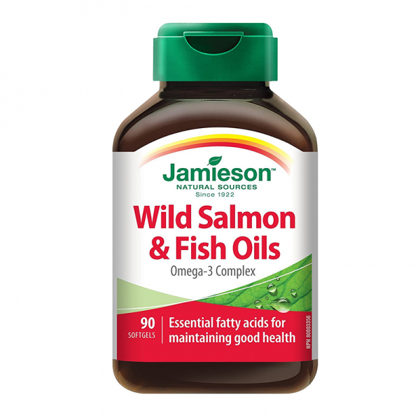 Wild Salmon & Fish Oils 90 kapsula