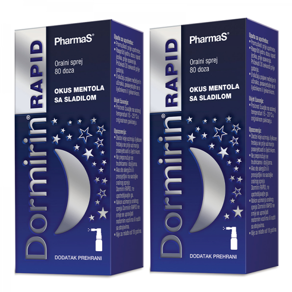 Dormirin Rapid sprej 10ml (80 doza) + 1 GRATIS