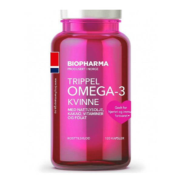 Norveške Omega-3 kapsule za žene (120 soft gel kapsula)