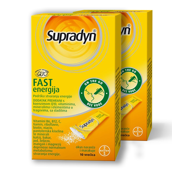 Supradyn Fast Energija 2x10 kesica