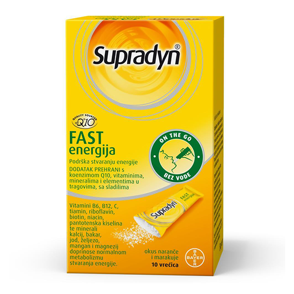 Supradyn Fast Energija 10 kesica