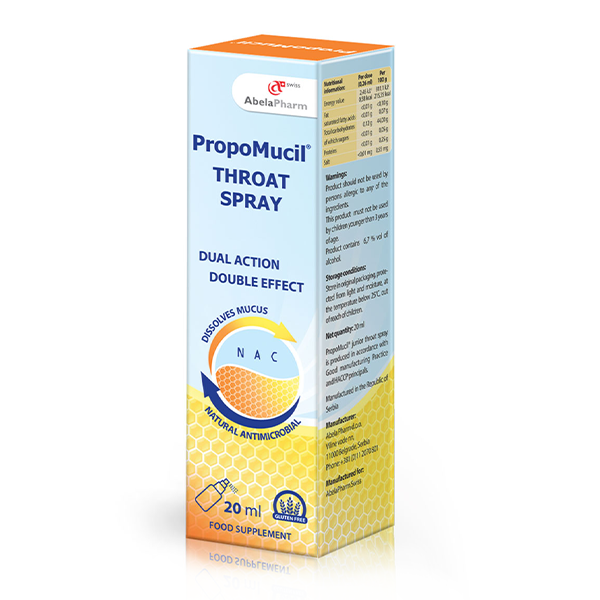 PropoMucil sprej za grlo za odrasle 20ml