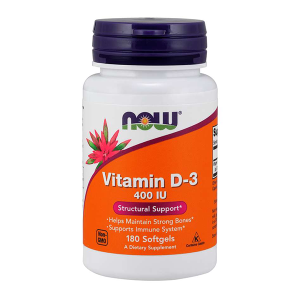 Now vitamin D3 400ij 180 kapsula