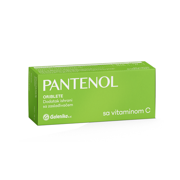 Pantenol Oriblete sa vitaminom C (20 kom)