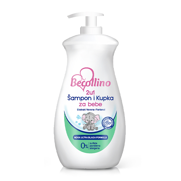 Becollino baby šampon i kupka 2u1 400ml