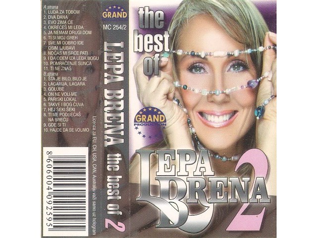 Lepa Brena – The Best Of 2 - Kaseta Neotpakovana