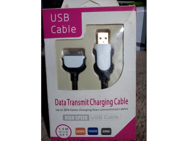USB Cable Data Transmit Charging za iPh 4G, iPa, iPo