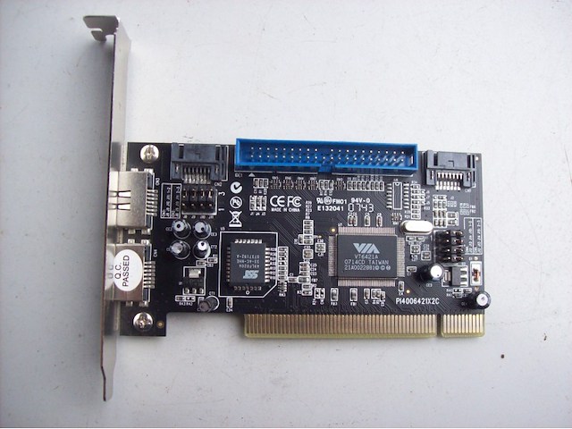 VIA (VT6421A)PI4006421X2C Rosewill  SATA 6G+ PATA RAID