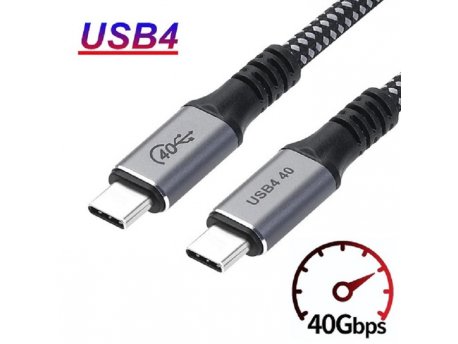 VELTEH USB kabl tip C 0.5m thunderbolt 3 KT-USB4.05M