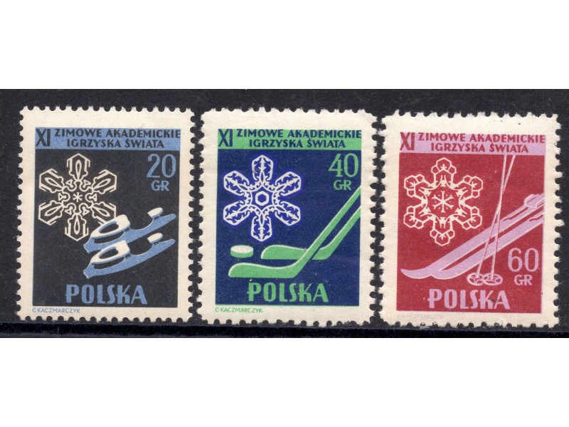 Poljska 1956. Komplet serija, Sport