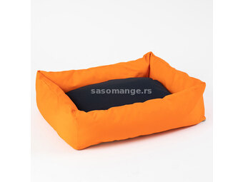 Pet Line Krevet za pse Square Orange-Navy 90cm 6-3