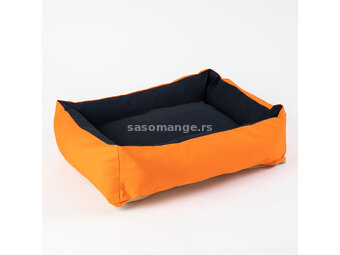 Pet Line Krevet za pse Square Orange-Black 65cm 62-2