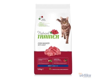 Trainer Natural hrana za mačke Adult - Govedina 1.5kg