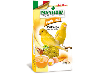 Manitoba Patee Gold - žuta jajčana hrana za kanarince 400g