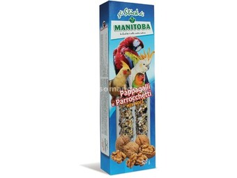 Manitoba Štapići za papagaje - Mix sa orašastim plodovima 120g