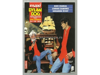 Dylan Dog LU Maxi 1 Duh s radija - Ljudski zamorci - Ukradeni život