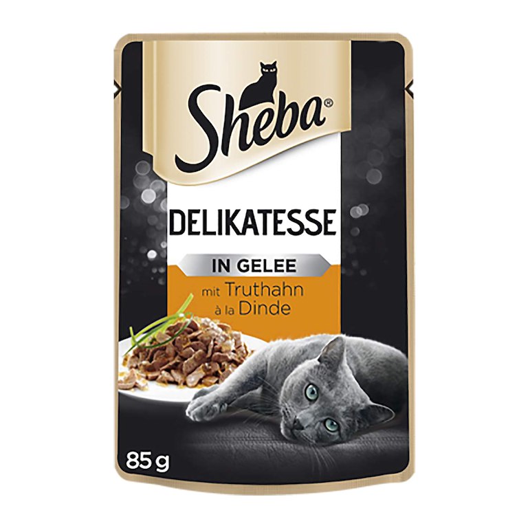 Sheba hrana za mačke fine flakes ćuretina 85g sheba