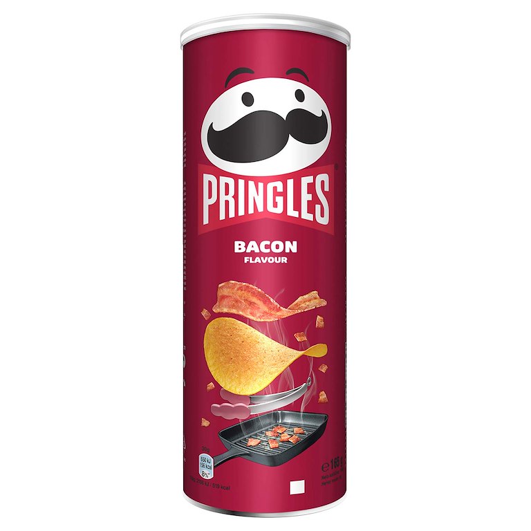 Pringles čips sa ukusom slanine 165g
