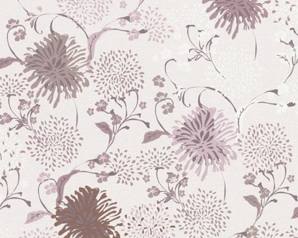 A.S. CRÉATION WALLPAPER «FLORAL, PINK, RED, WHITE» 389001