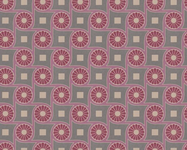 ARCHITECTS PAPER WALLPAPER «BAROQUE, BEIGE, GREY, RED» 390602