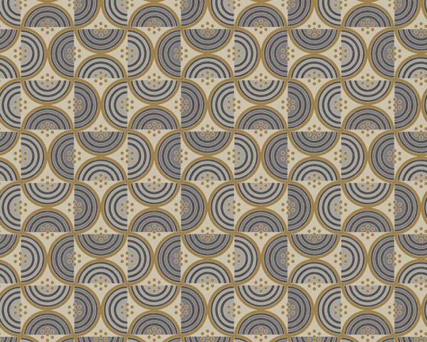 ARCHITECTS PAPER WALLPAPER «BAROQUE, BROWN, GREY, YELLOW» 390613