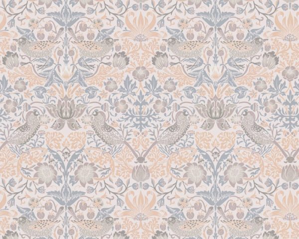 ARCHITECTS PAPER WALLPAPER «BAROQUE, FLORAL, BEIGE, GREY, WHITE» 390564