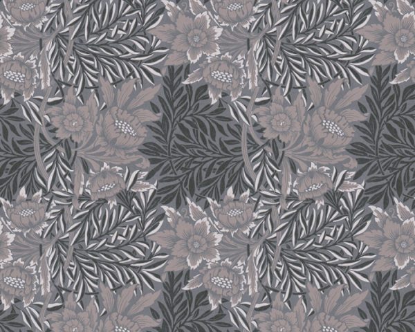 ARCHITECTS PAPER WALLPAPER «BAROQUE, FLORAL, BLACK, CREAM, GREY» 390585